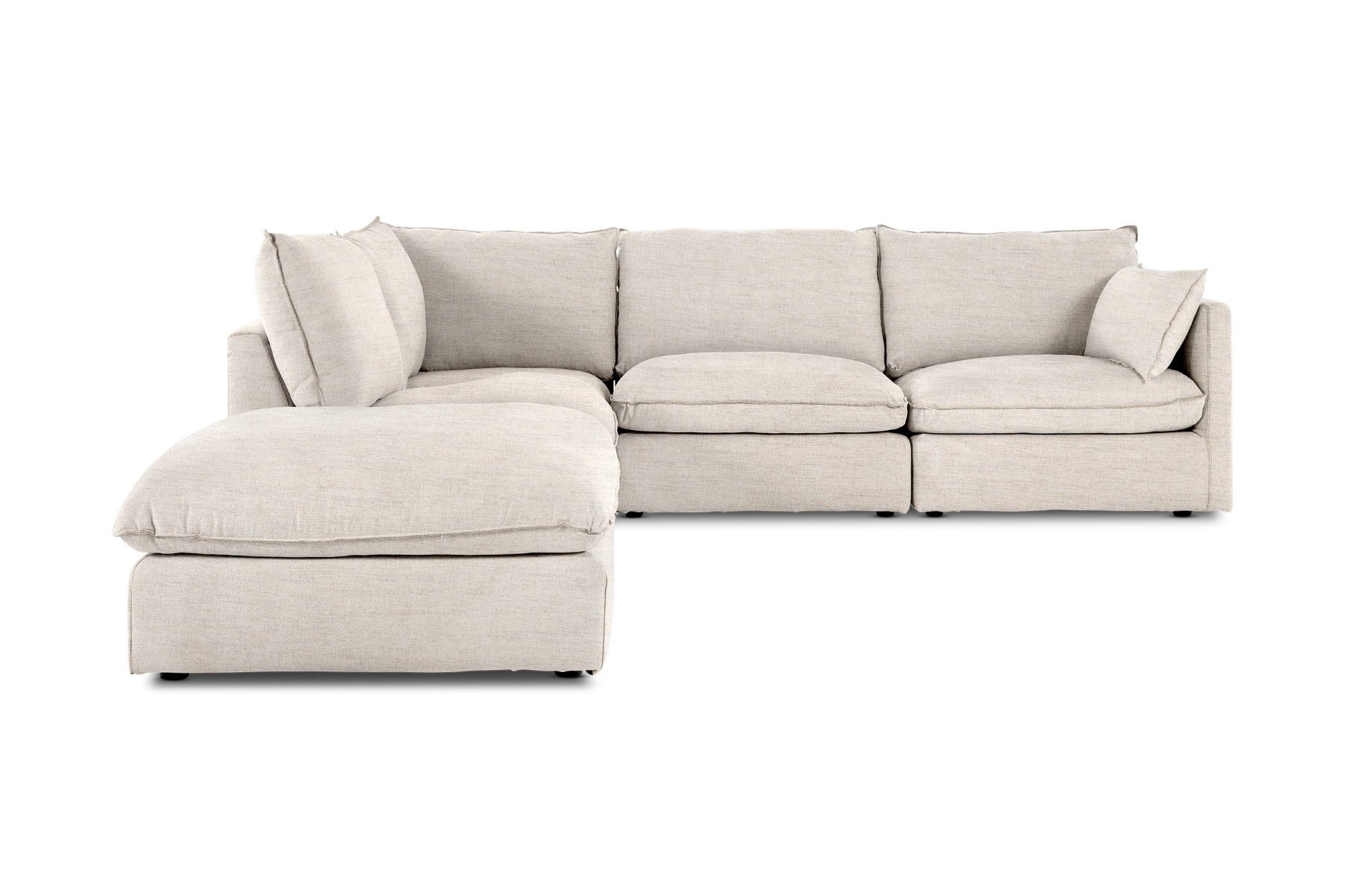 Loft Mini Left Corner Sofa | Austin Ivory | Lounge Lovers