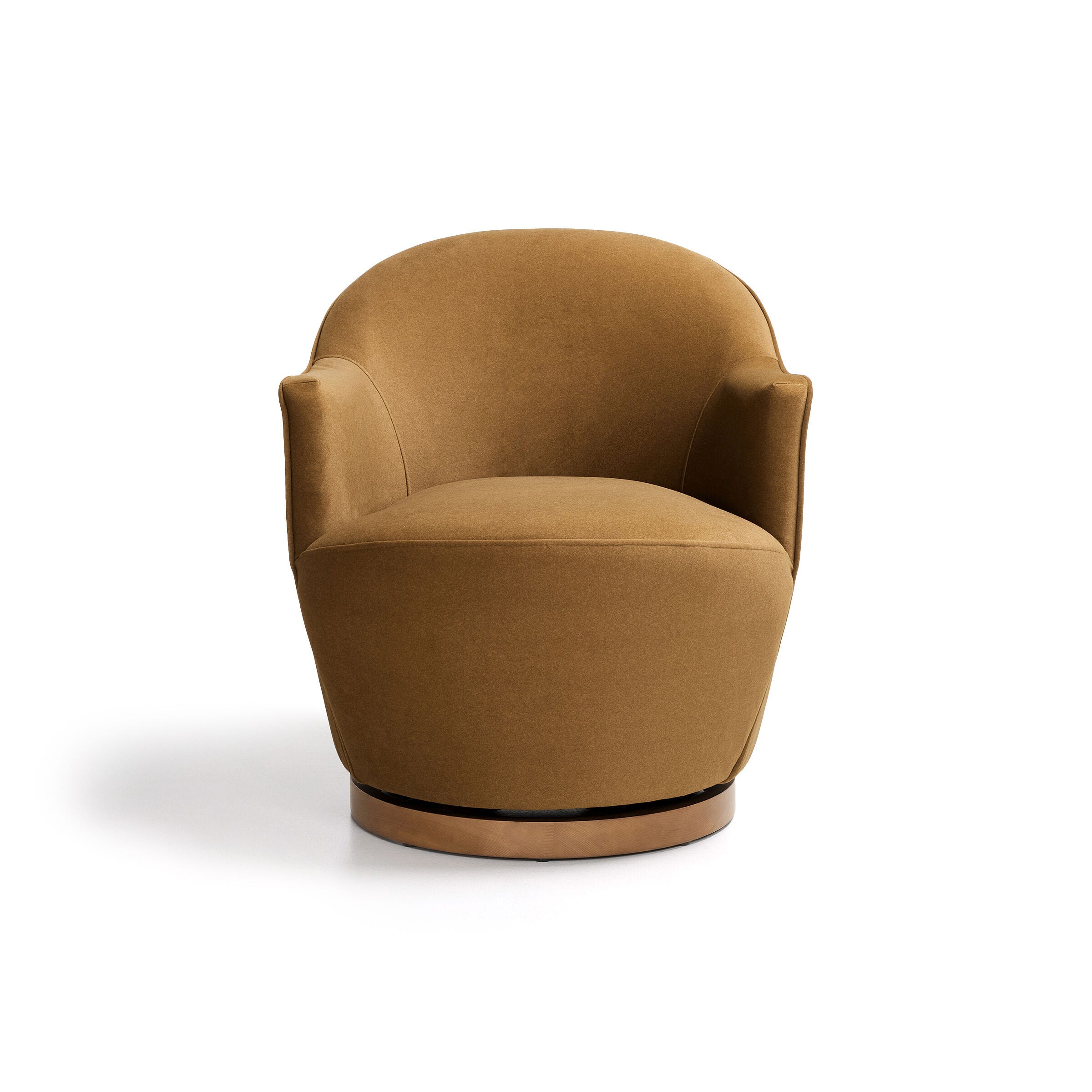 Chloe Accent Chair | Mohair Walnut