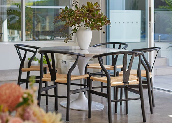 Ark Natural Ash Wishbone Dining Chair